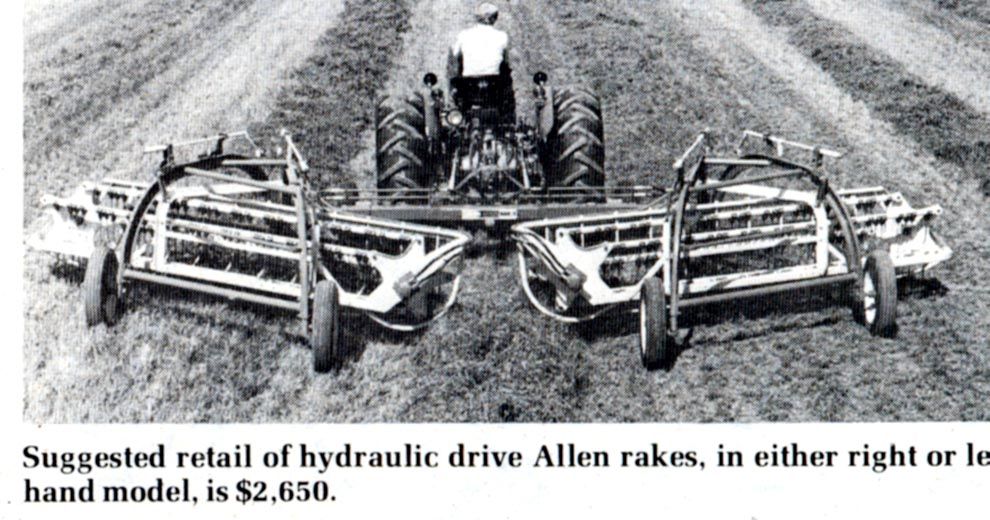 Hand hay rake store