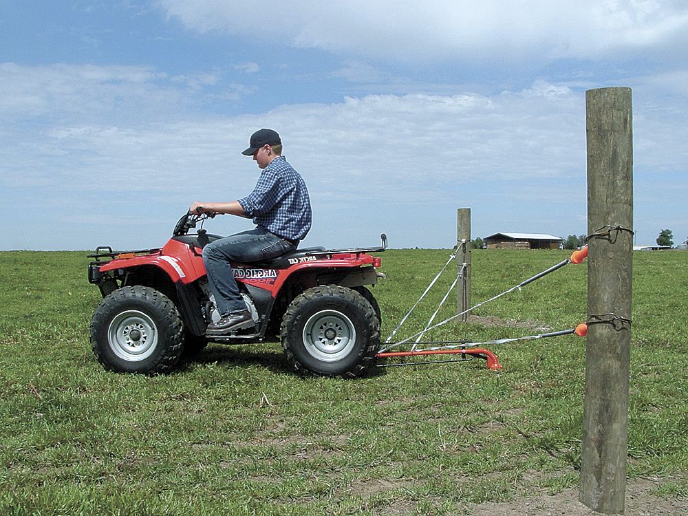 Drive Thru Electric Cattle Gates