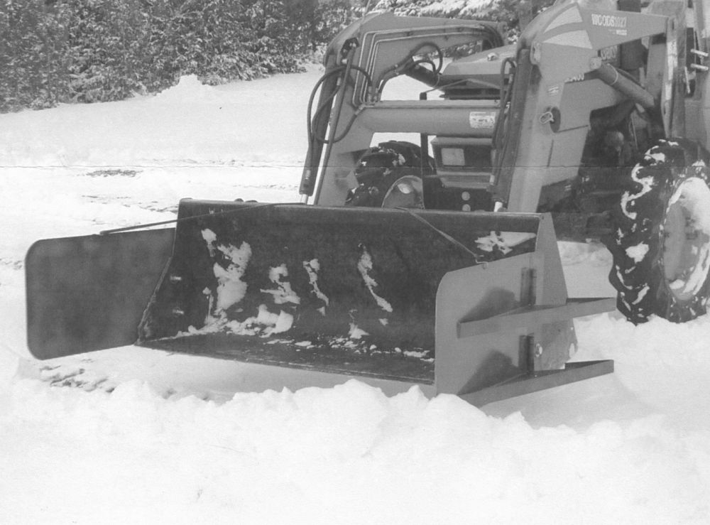 Snow Plow For Tractor Bucket