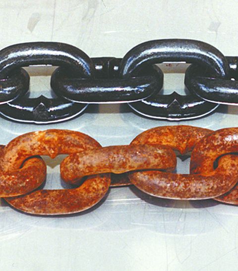 Rusting Before And After